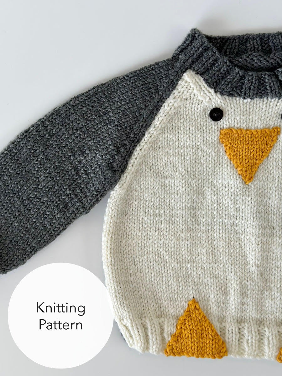 Penguin Jumper pattern – Hanmer Woolshed